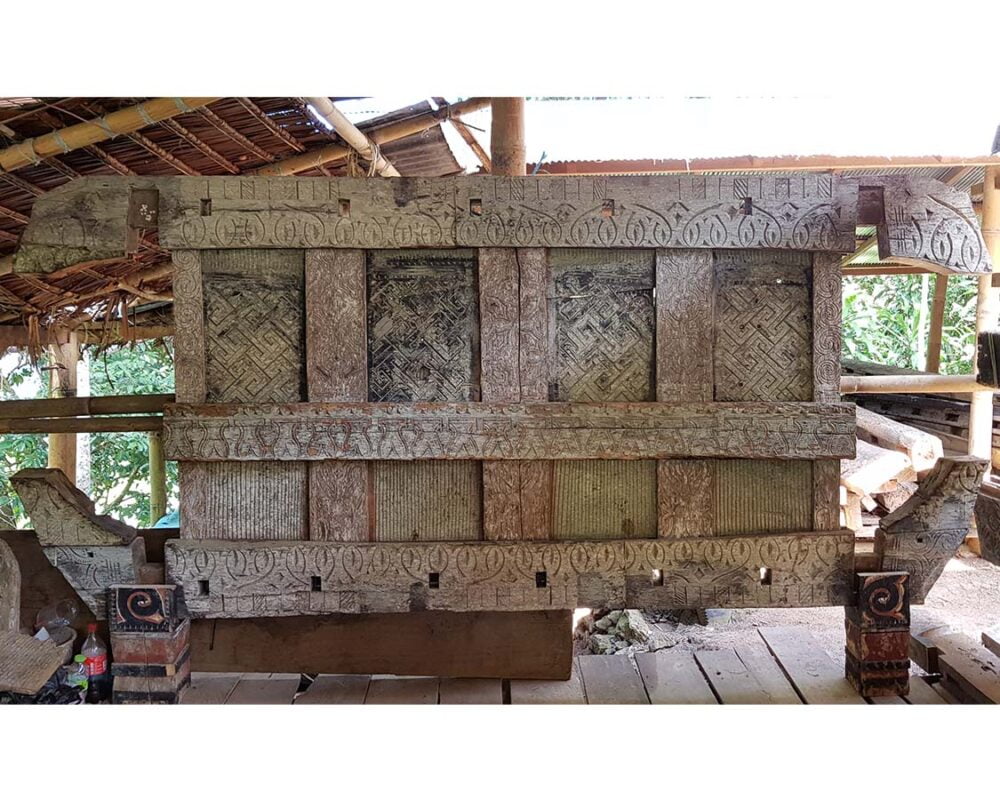 Antique Toraja House Tongkonan Panel (250cm x 160cm) - Todi Art ...