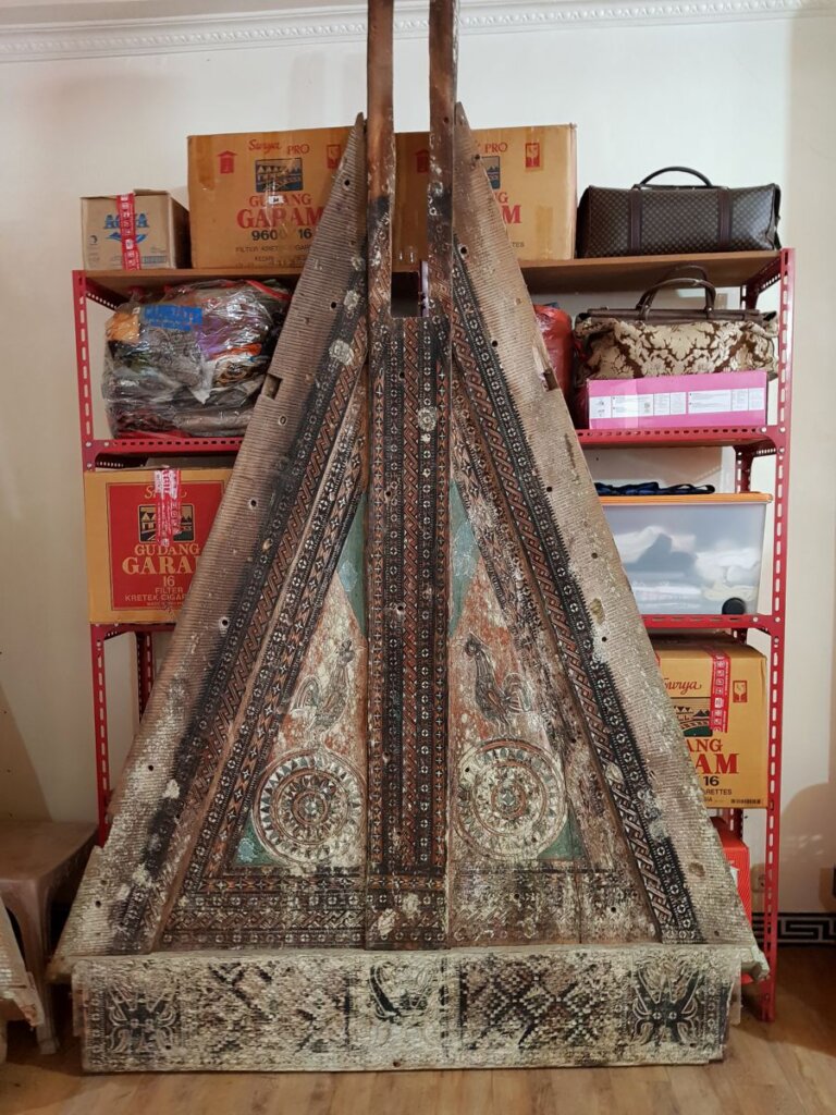 Toraja Rice Granary Triangle (150cm x 250cm) - Todi Art | Gallery Of Art
